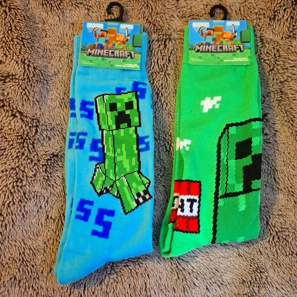 Underwear & Socks | Bogo Minecraft Creeper Sock Bundle | Poshmark